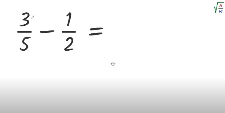 Como restar fracciones con diferente denominador con este simple truco ...