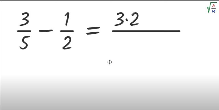 Como restar fracciones con diferente denominador con este simple truco ...