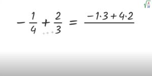 Como restar fracciones con diferente denominador con este simple truco ...